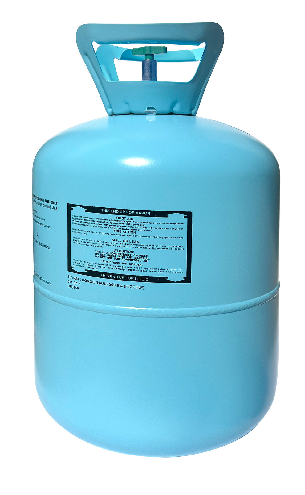 UN3159 Refrigerant Gas R134a 30 LBS Cylinder – UltraCool